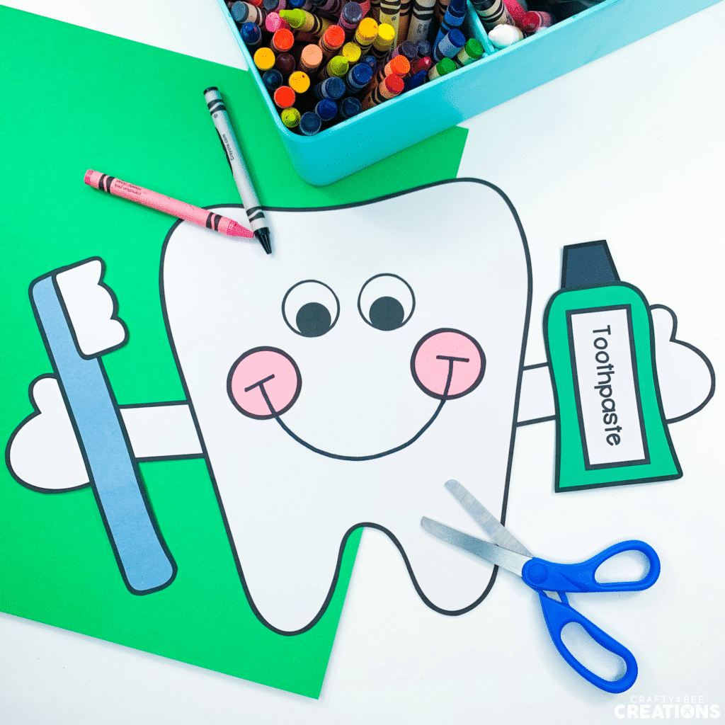 Tooth Craft to Get Students Excited About Dental Health - Crafty Bee ...